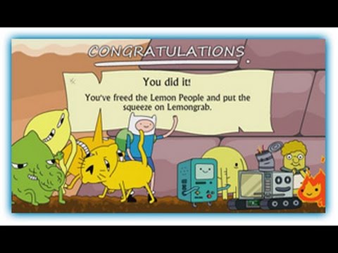 Adventure Time - Lemon Break - Adventure Time Games - YouTube