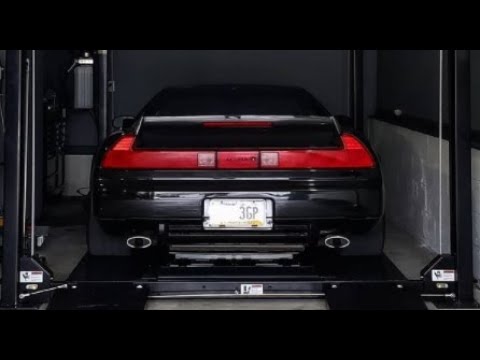 NSX R rear wing install... - YouTube
