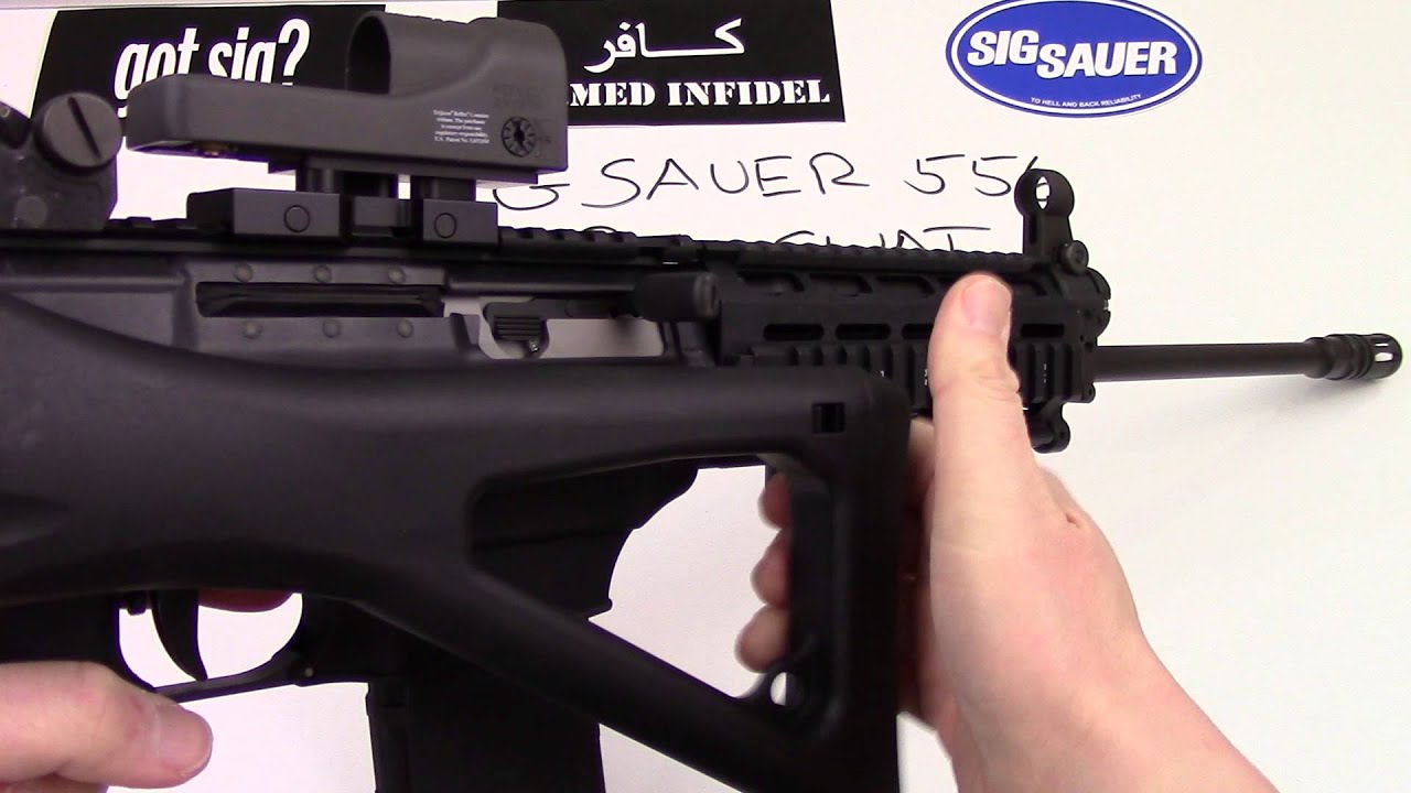 Sig Sauer 556 Patrol SWAT Rifle review - YouTube