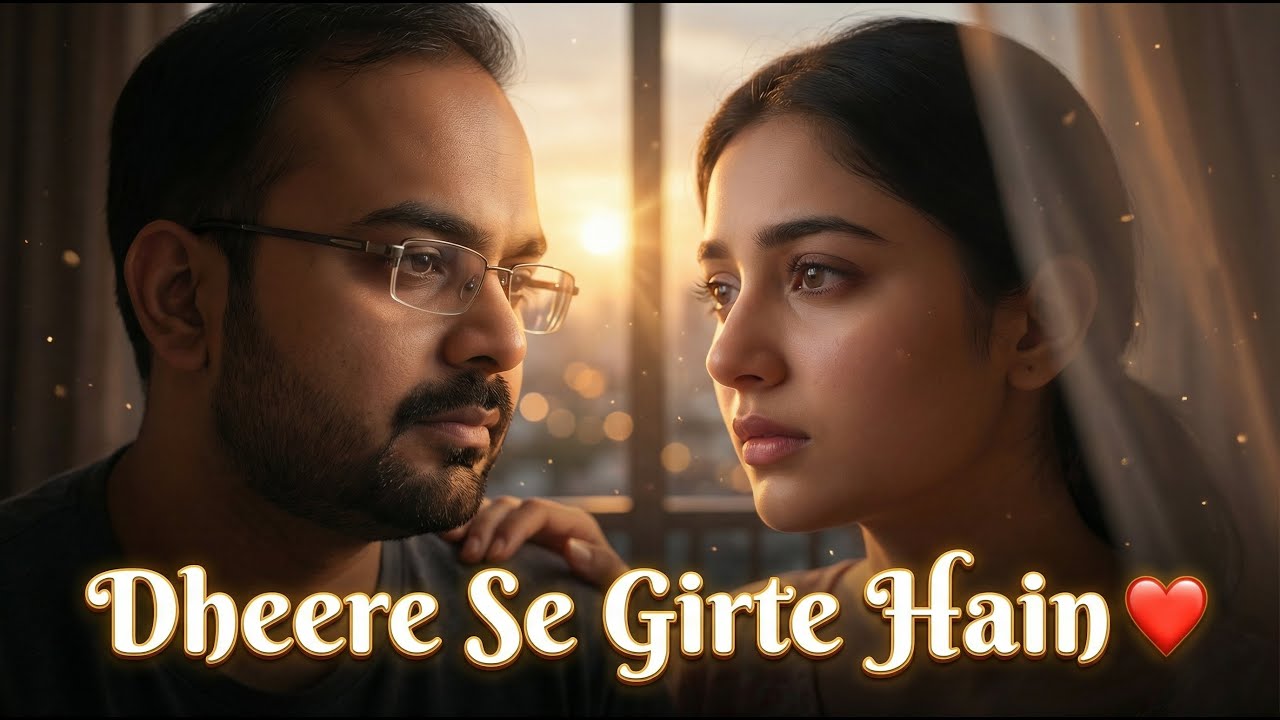Dheere Se Girte Hain ️ | Sad Romantic Lo-Fi Indian Ballad | Cinematic ...