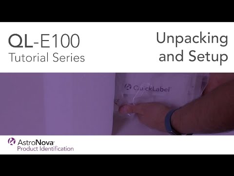 QL-E100 Technical Support: Unpacking and Setup - YouTube