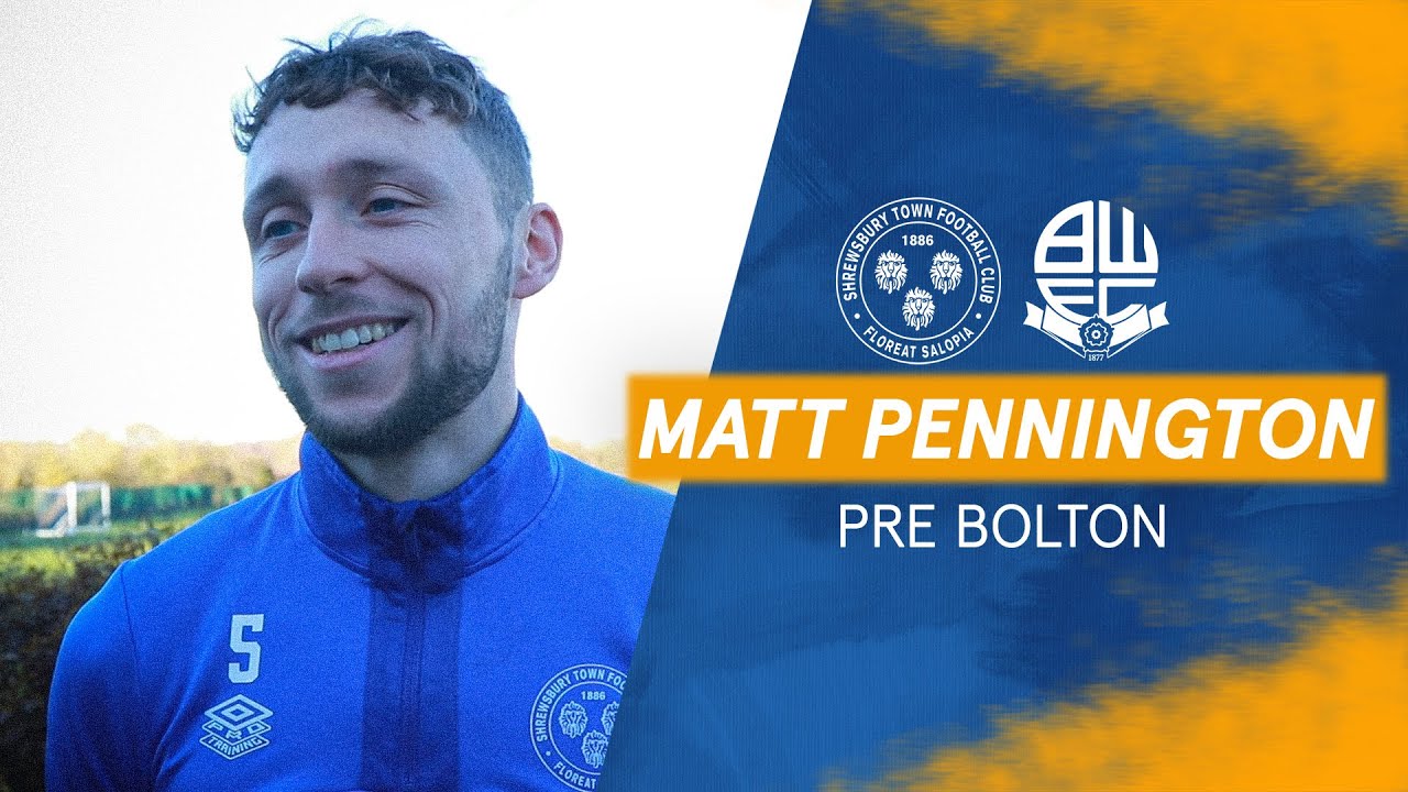 Pre Bolton | Matthew Pennington - YouTube