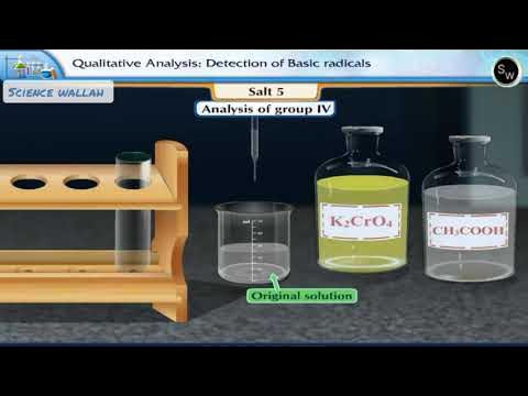 Qualitative analysis : detection of acidic radical part 5 Class 11 Chemistry Practical - YouTube