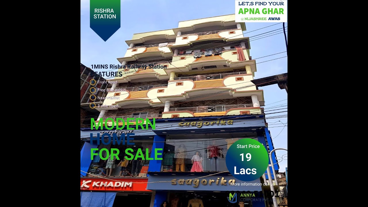 1/2 bhk flat near Rishra Municipality Ready to Move @real-estate @flat ...