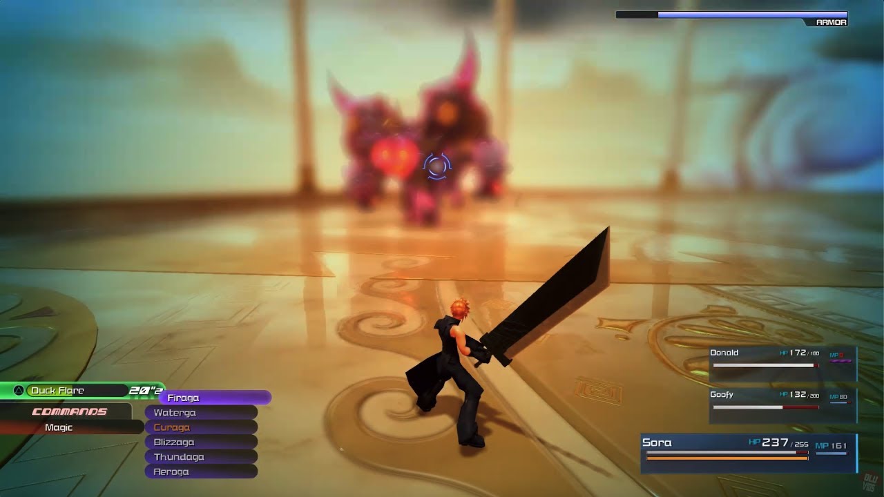 Playing "Final Fantasy 7 Remake" in KH3 | Kingdom Hearts 3 Mod Battles ...