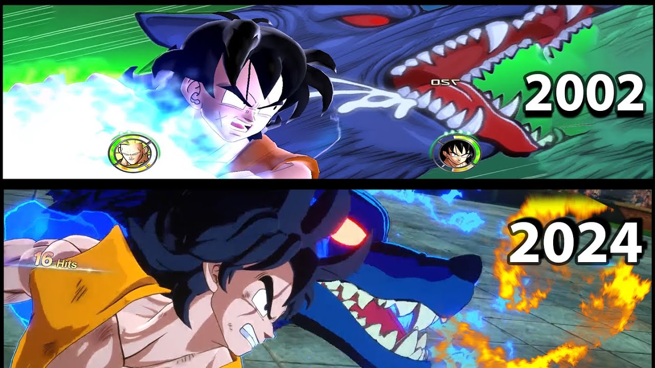 Evolution Of Yamcha's Wolf Fang Fist (2002-2024) - YouTube