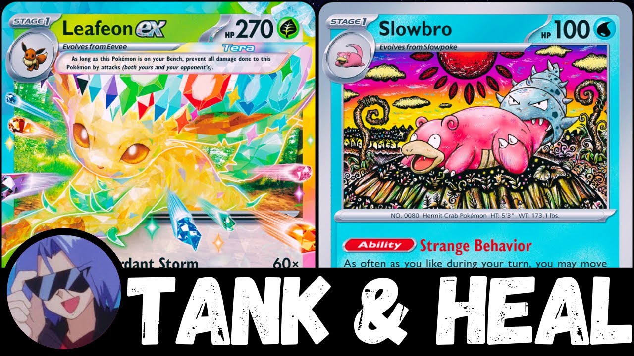 Leafeon ex + Slowbrow Deck || Pokémon TCG Live || Prismatic Evolutions ...