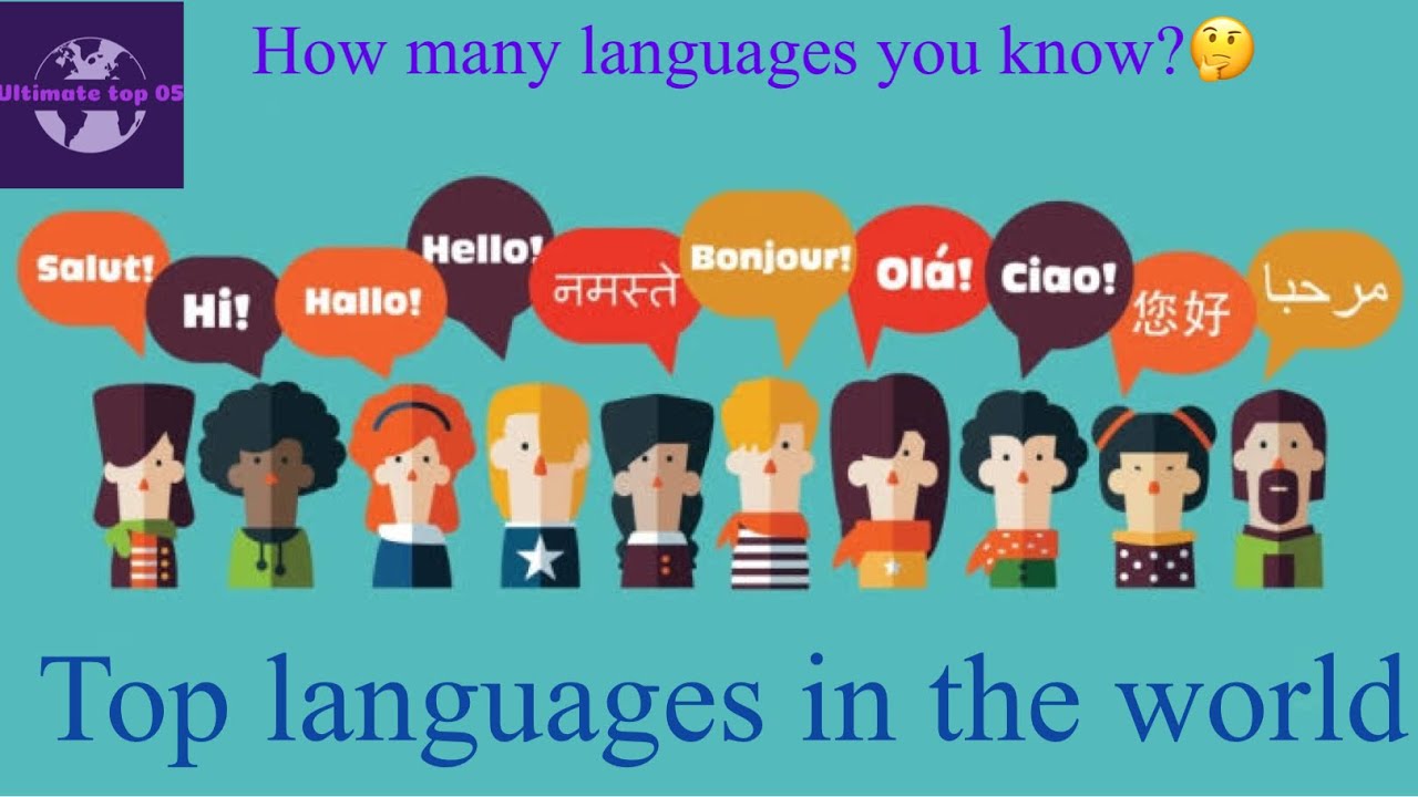 Top languages spoken in the world in 2022 - YouTube