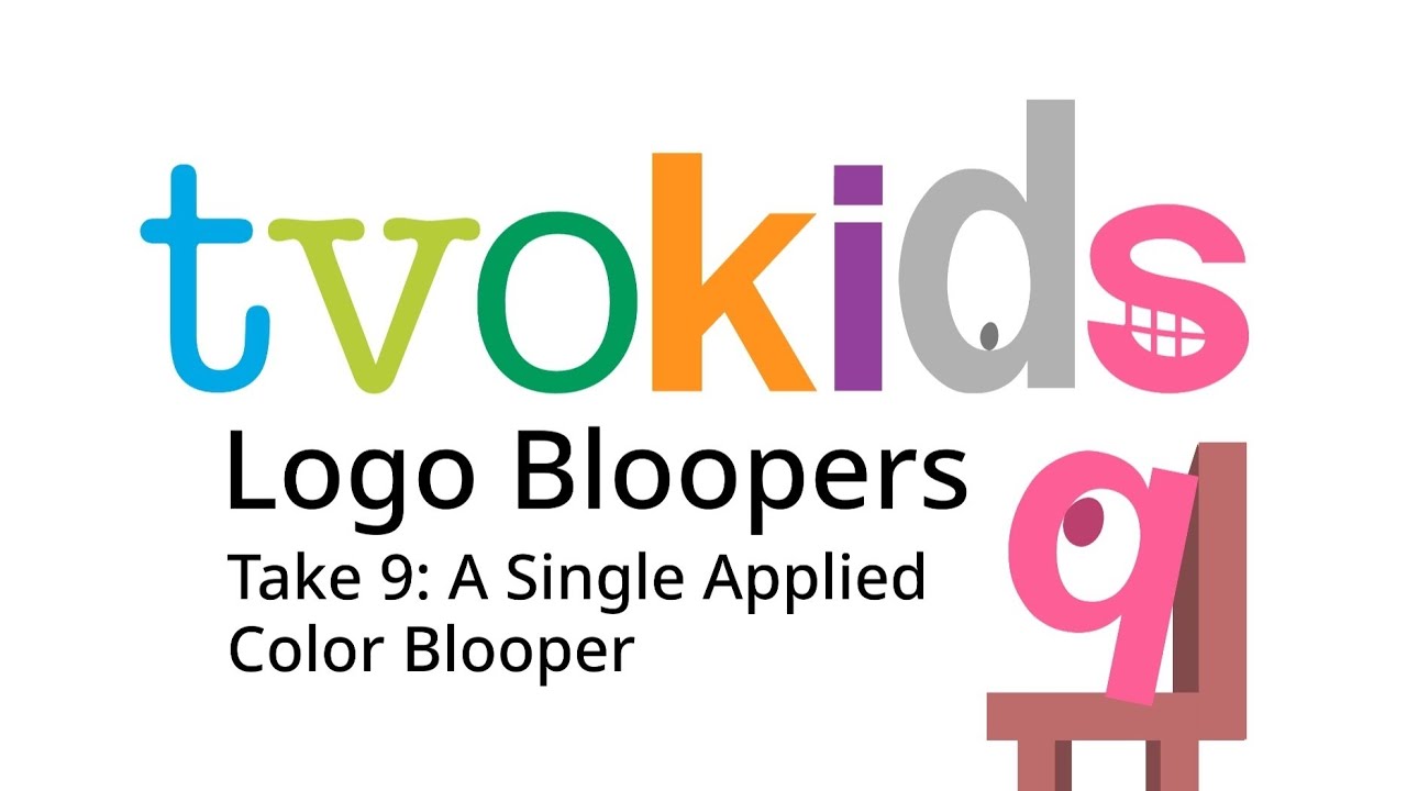 TVOKids Logo Bloopers - Take 9: A Single Applied Color Blooper - YouTube