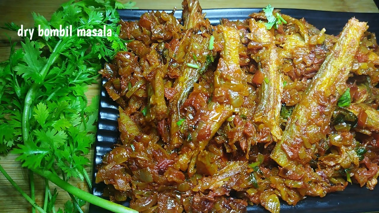 dry bombil masala recipe / dry bombil fry masala / dry bombay duck ...