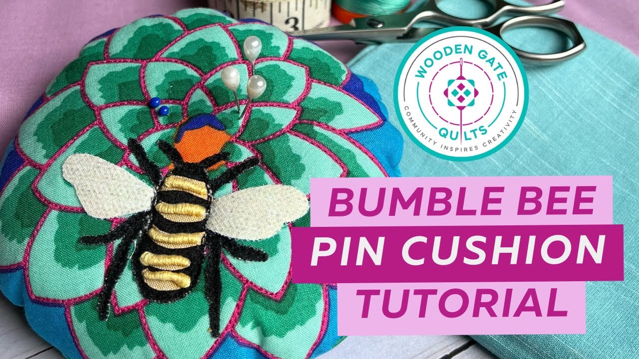 Cathleen's Bumble Bee Pin Cushion Tutorial 1 - YouTube