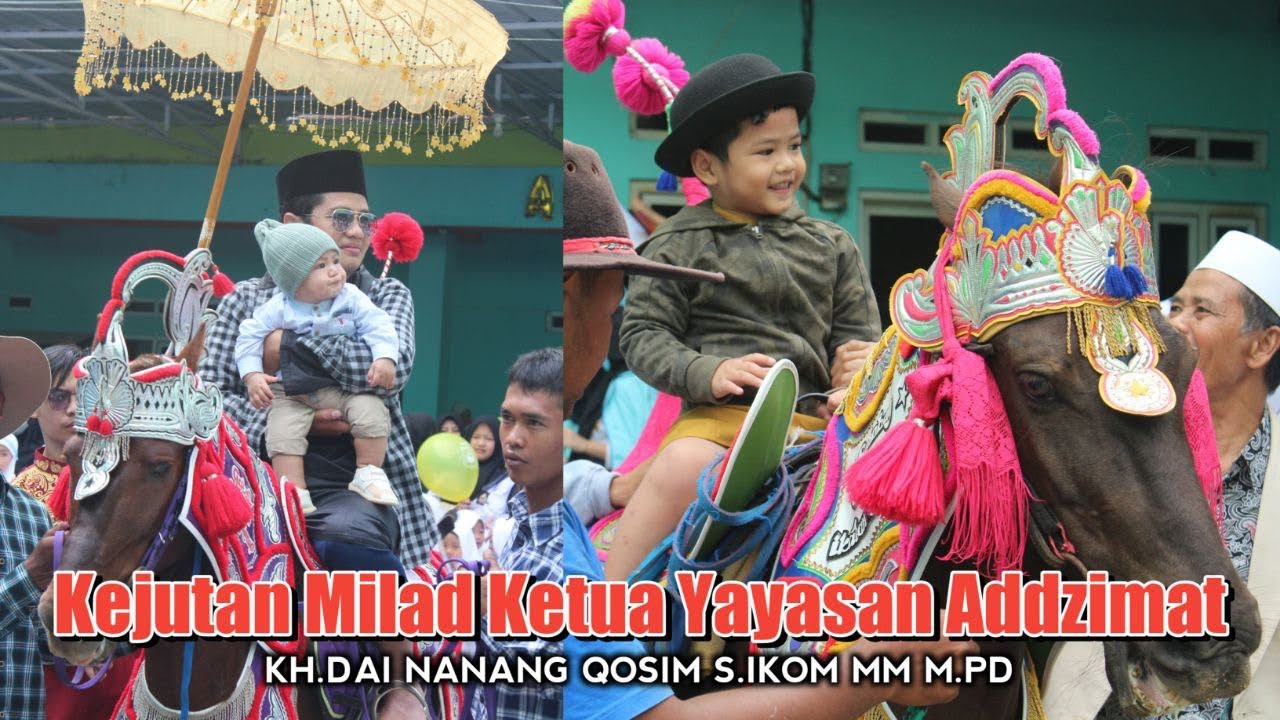 KEJUTAN MILAD UNTUK KETUA YAYASAN ADDZIMAT DAI INDONESIA - YouTube