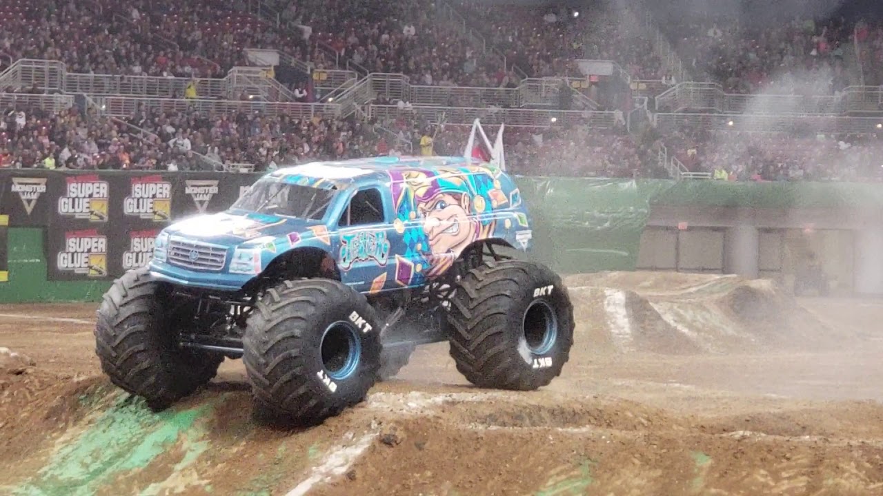 Monster Jam St Louis show 2 Jester freestyle - YouTube