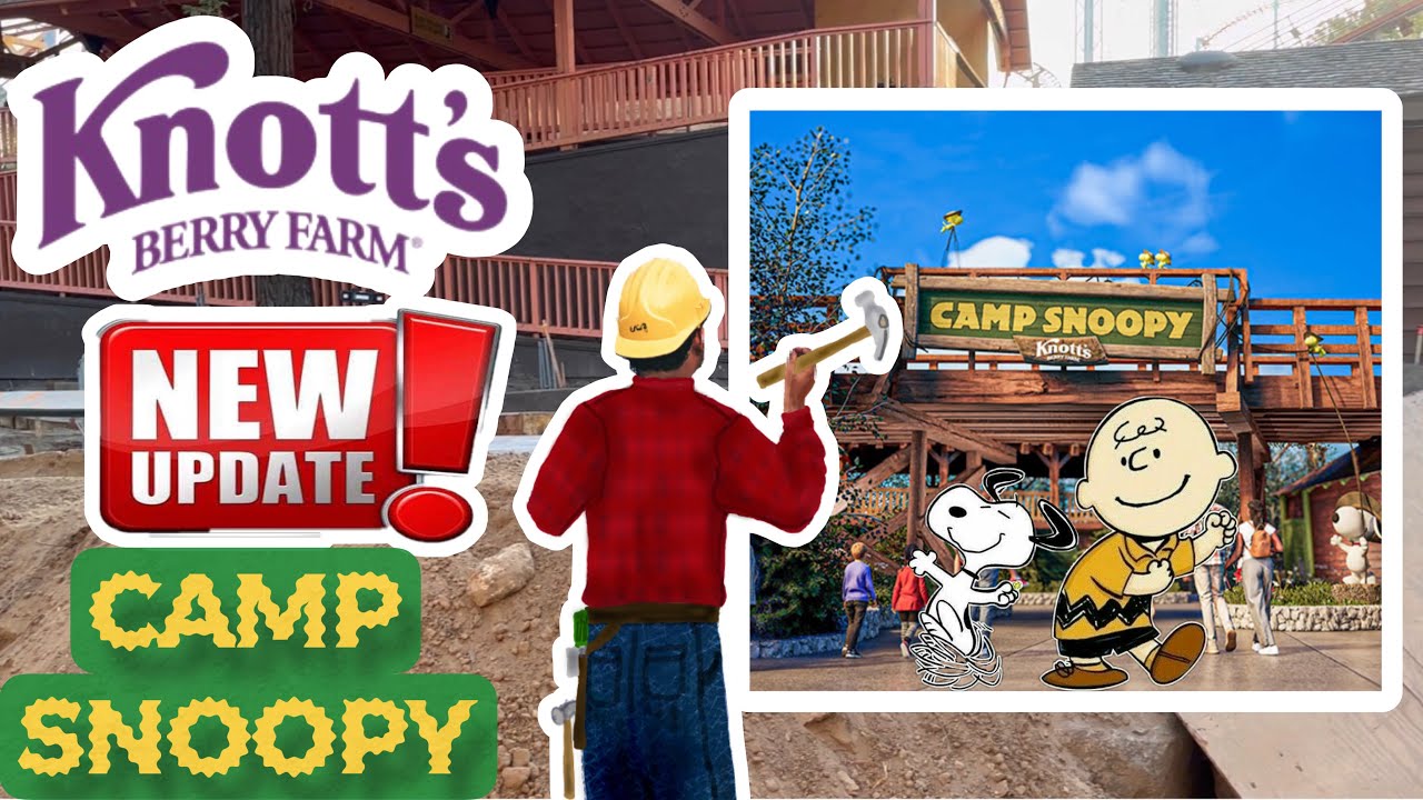 NEW Camp Snoopy Updates || Knott’s Berry Farm May 2024 - YouTube
