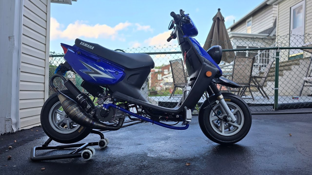 zuma 100cc ottopuntouno warm up - YouTube
