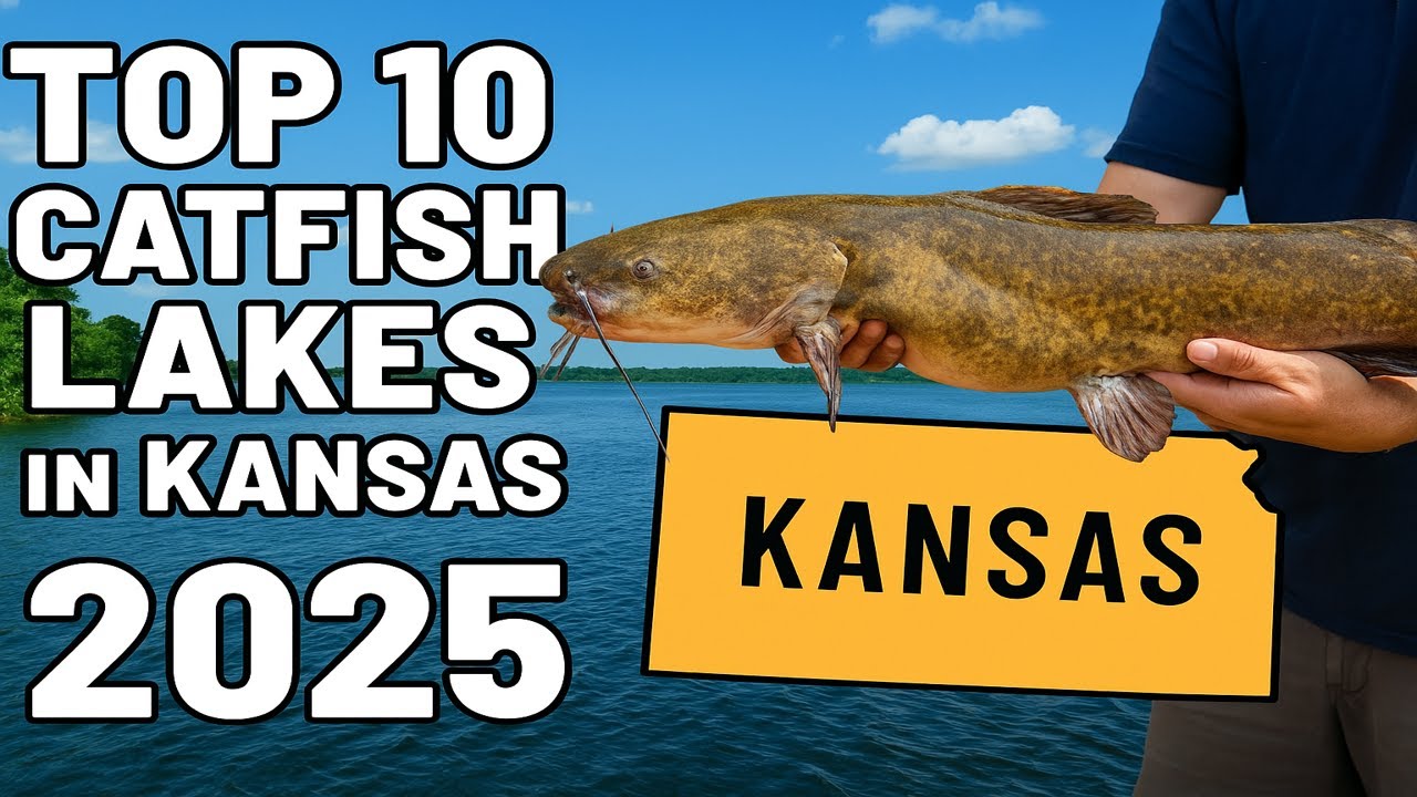 Top 10 Catfish Lakes in Kansas 2025 - YouTube