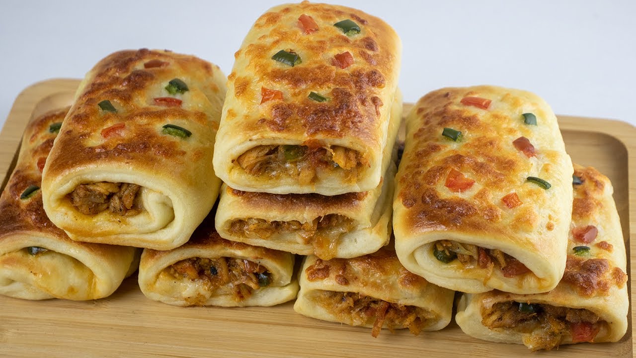 Easy and fast, Delicious Dinner Rolls Recipes | Chicken Bread by Muskan ...