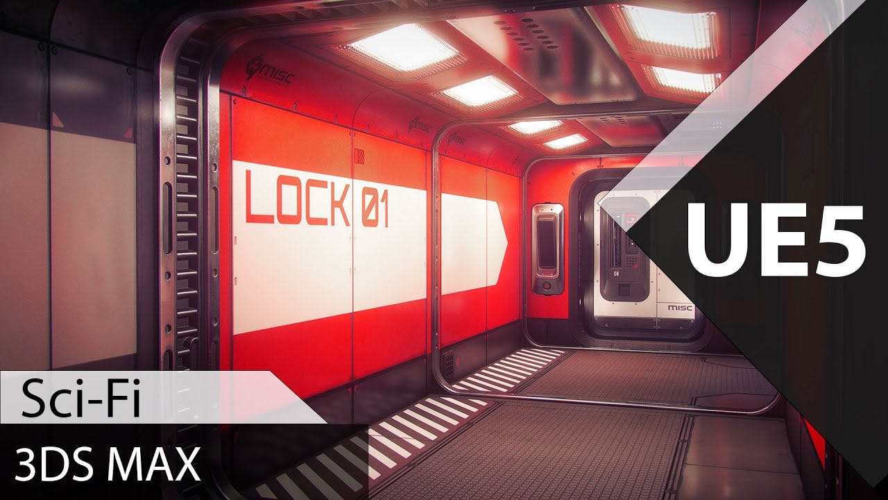 Ue5 Sci Fi 3ds Max Unrealengine5 3dsmax Gamedevelopement Youtube