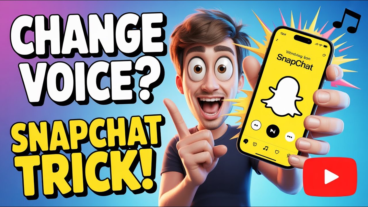 How to Change your Voice in Snapchat Video - YouTube