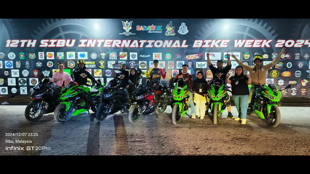 12th Sibu International Bike Week 2024 || Ada Perang Gaisss!!! || Part ...