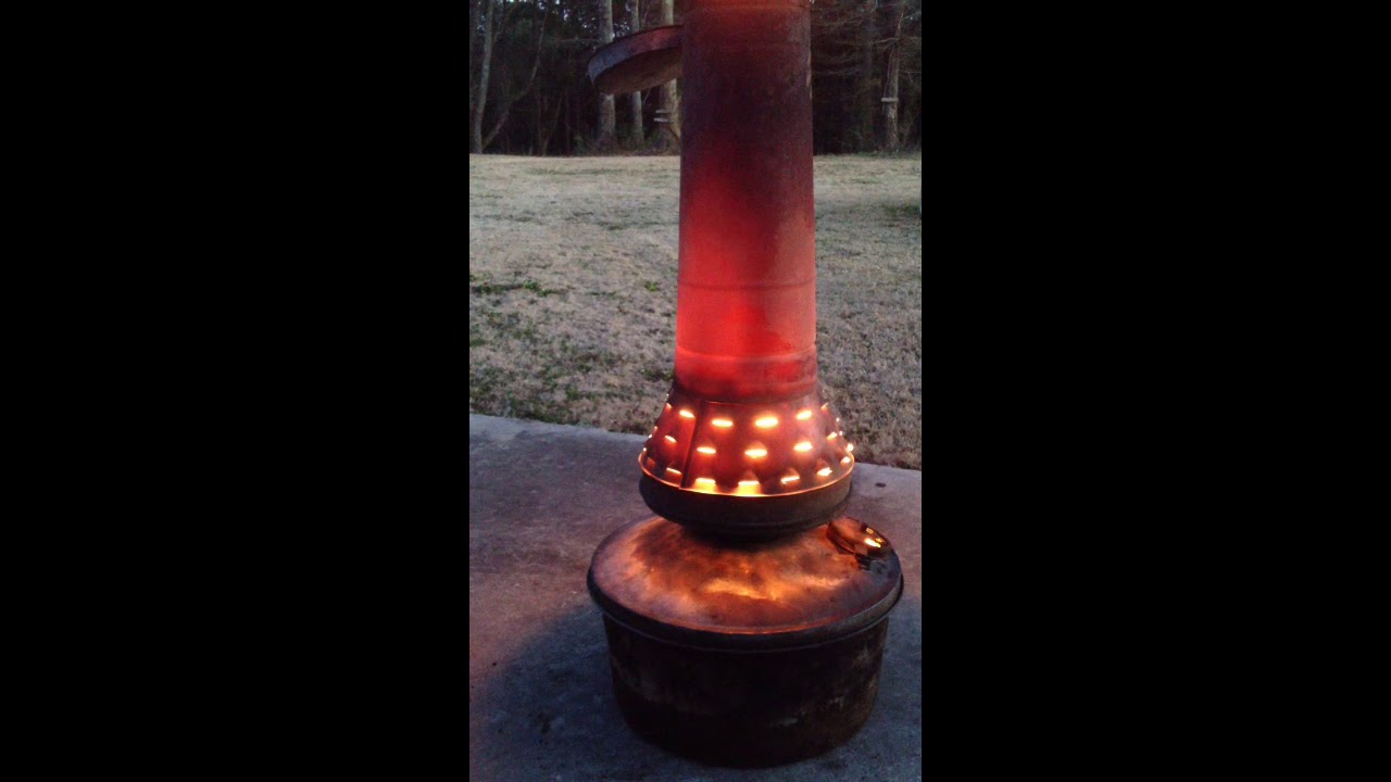 Smudge pot warming a cold south Mississippi evening! - YouTube