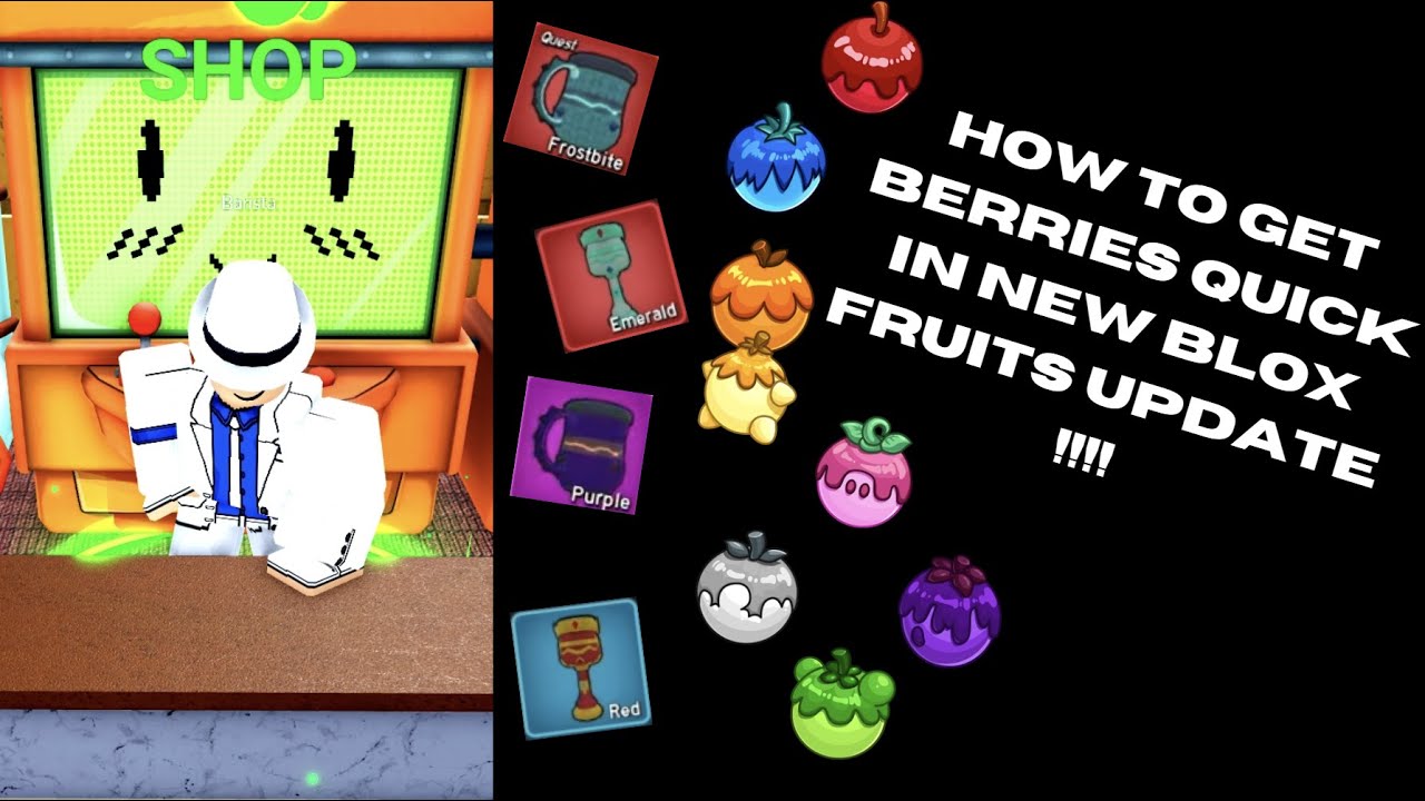 HOW TO GET BERRIES FAST IN BLOX FRUITS | 1st Sea Method - YouTube