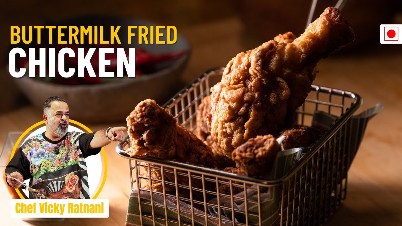 Buttermilk Fried Chicken | Crispy Fried Chicken Recipe | Vicky's Fried ...