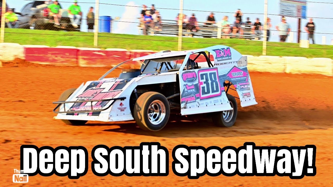 Hustling at Deep South Speedway! Rough start but salvaged a good finish ...