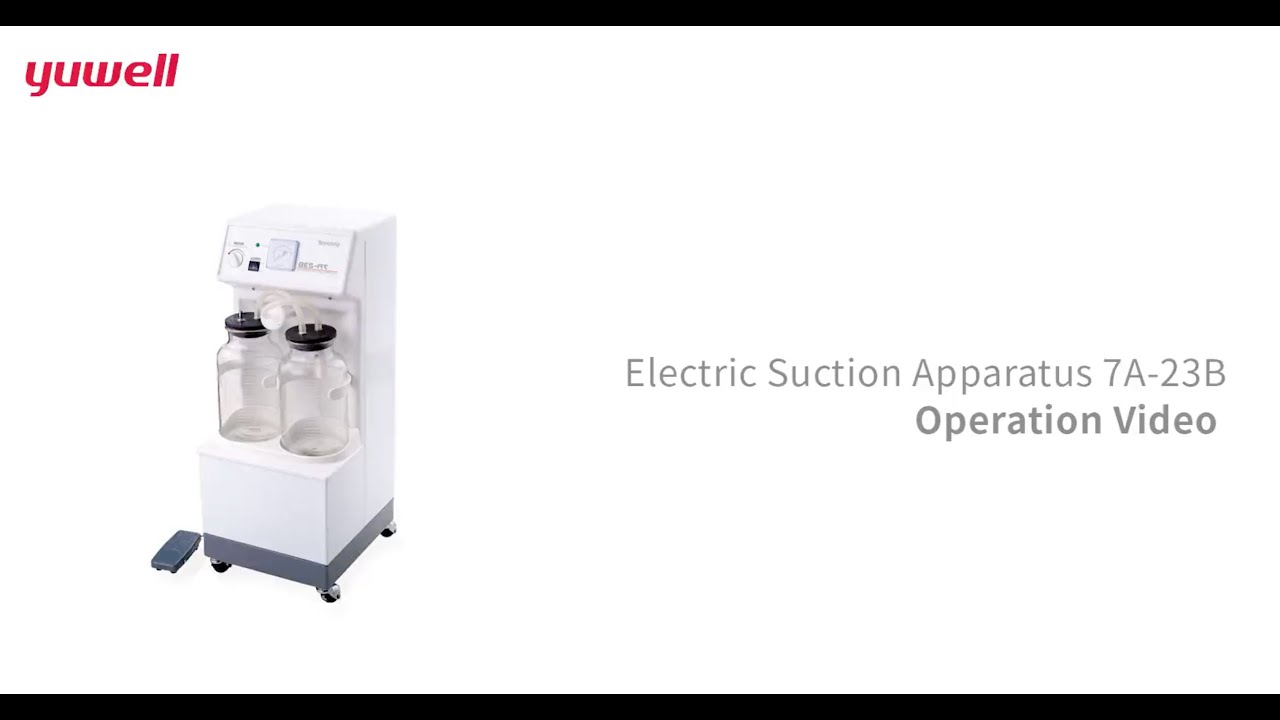 Yuwell 7A-23B Electric Suction Apparatus | Complete Operation Guide ...