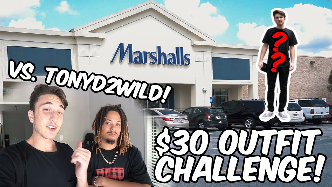 $30 MARSHALLS CHALLENGE VS YOUTUBER - YouTube