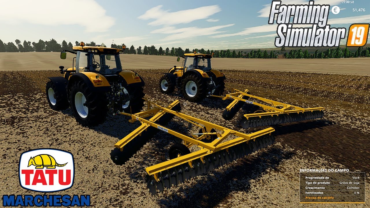 Pack De Grade Da Tatu Marchesan || Farming Simulator 19 - YouTube