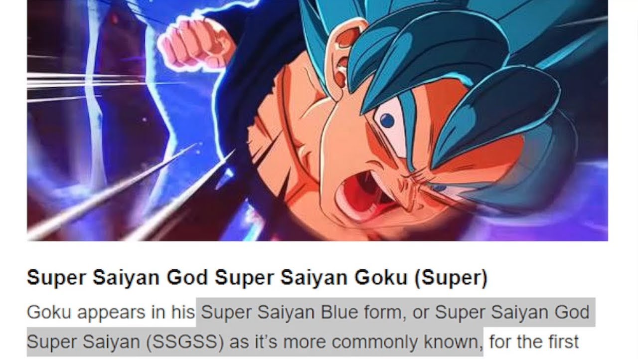 CALL IT SUPER SAIYAN BLUE!!! - YouTube
