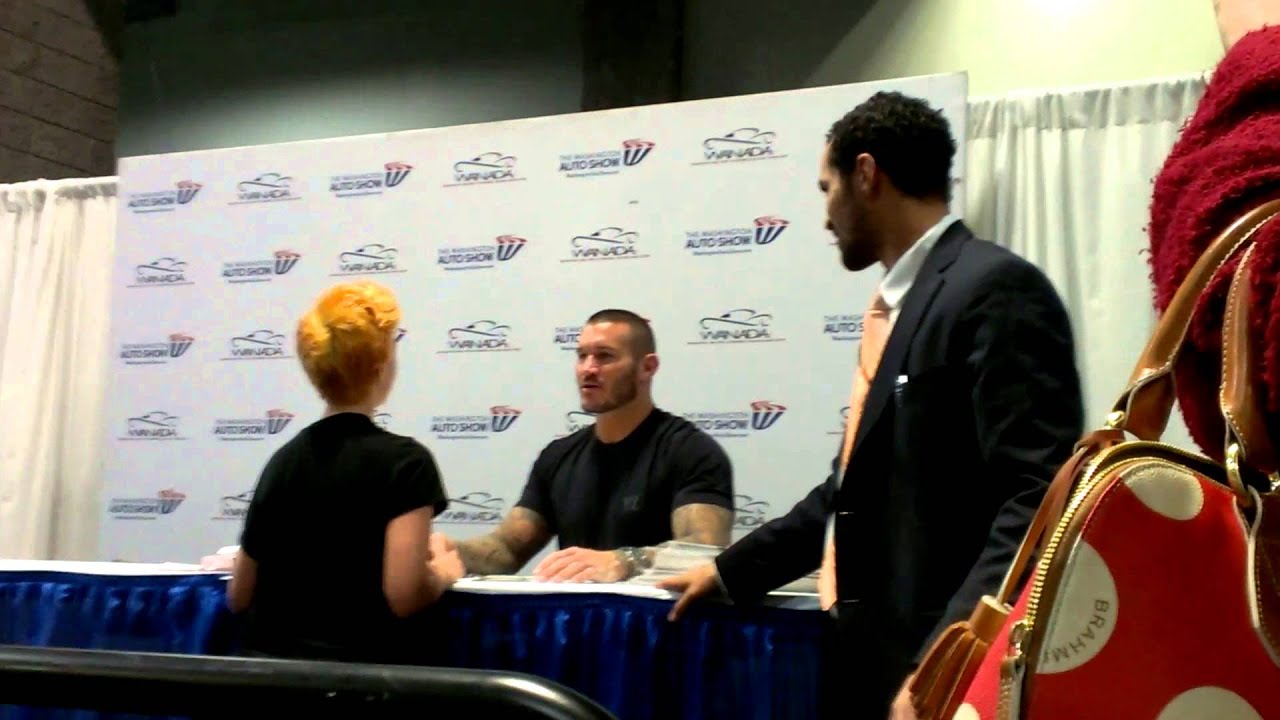 Randy Orton in DC Auto show - YouTube