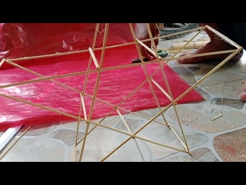 cara membuat lampion bintang rangka 3 menit - YouTube