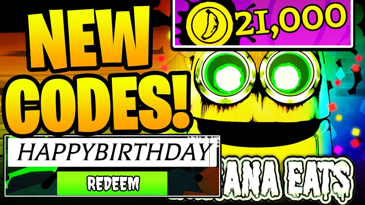 New All Working Codes For Banana Eats In August 2023 Roblox Banana
