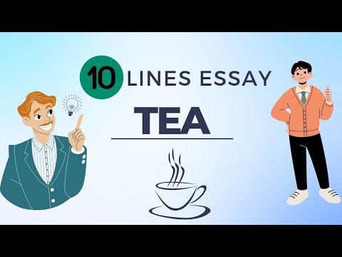 10 Lines Essay on Tea || English Essay on Tea || Write Easy ️... - YouTube