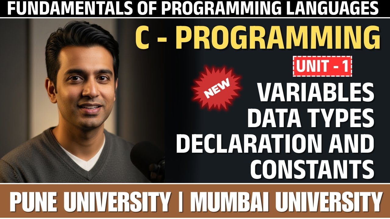 Variables, Data Types, Declaration of Variables, and Constants in C ...