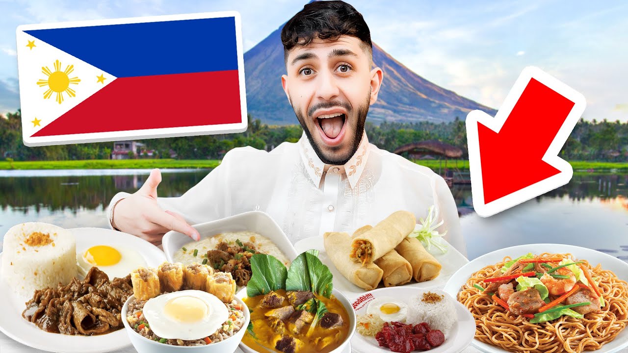 Eating FILIPINO FOOD for the First Time MUKBANG!! - YouTube
