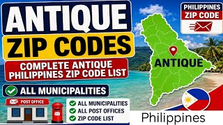 Antique ZIP Codes | All Post Office ZIP Code List | Antique Philippines ZIP Code #worldwork50
