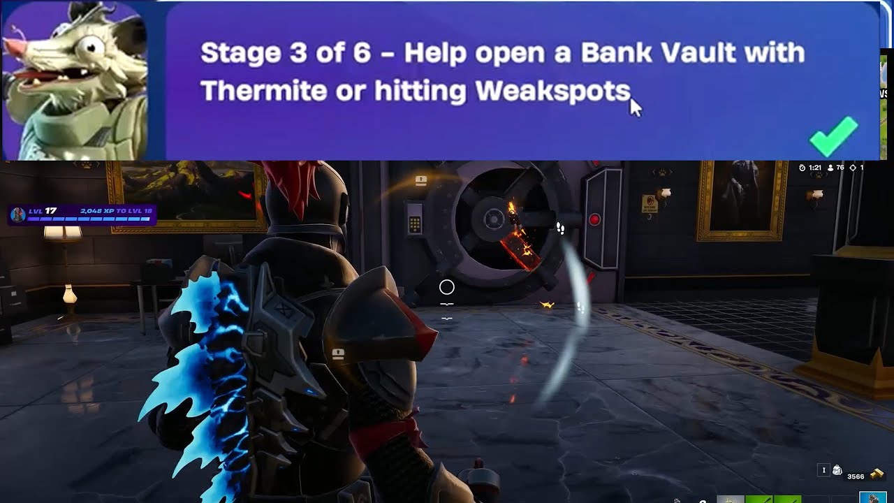 Help open a Bank Vault with Thermite or hitting Weakspots Fortnite ...