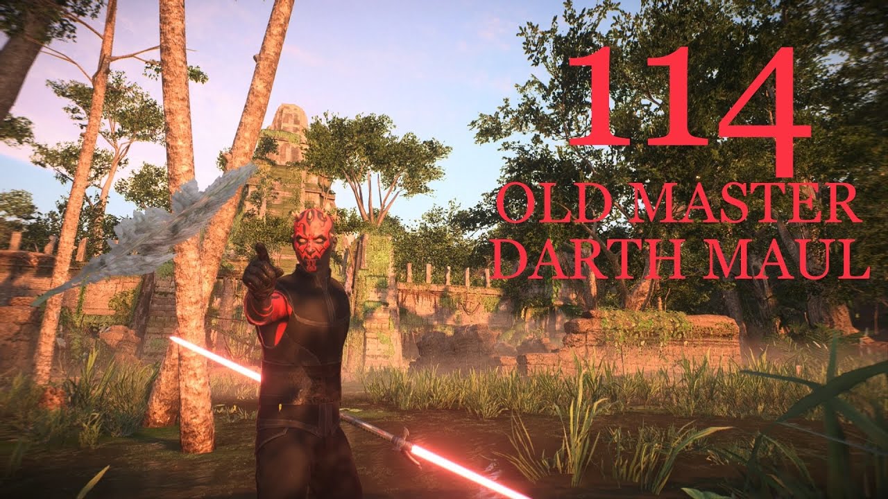 Star Wars Battlefront 2 | OLD MASTER Darth Maul 114 | Yavin 4 CO-OP ...