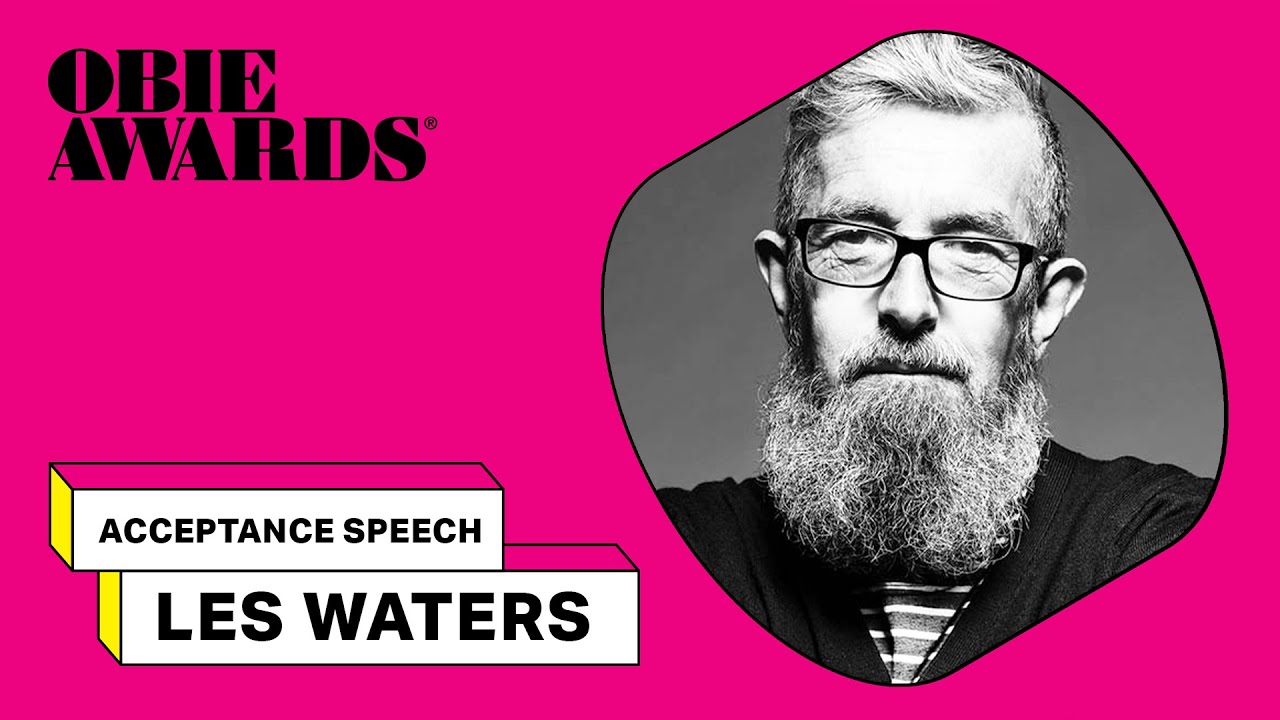 2020 Obie Awards: Les Waters Acceptance Speech - YouTube
