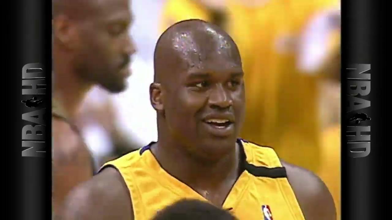 2000 06 07 NBA Finals Game 1 Indiana Pacers @ LA Lakers Kobe Bryant Shaq Reggie Miller - YouTube