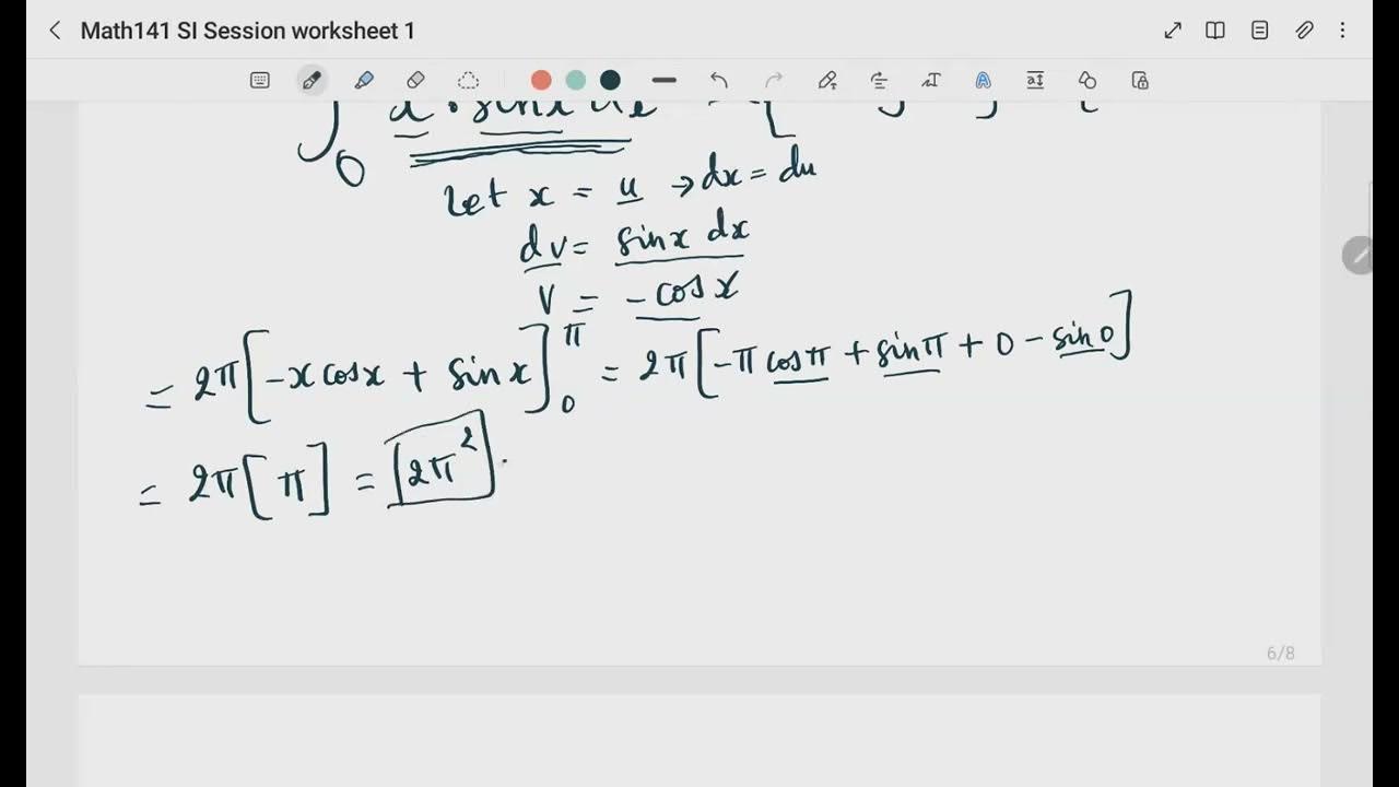 MATH141 SI Session 2 2023 Part 1 - YouTube