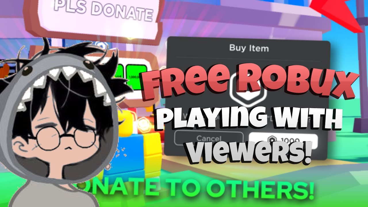 🔴LIVE Playing PLS DONATE ROBLOX, JOIN US! - YouTube