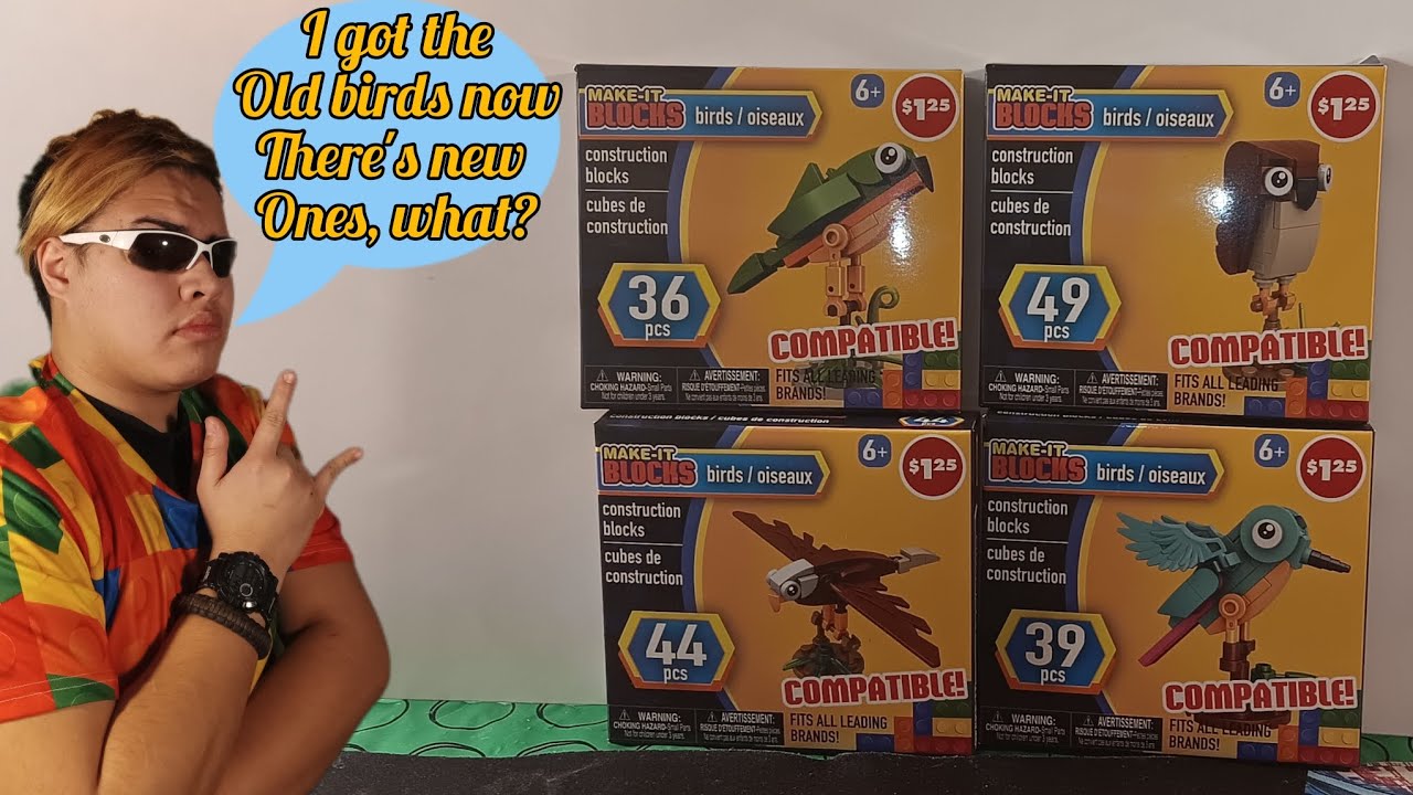 Building Dollar Lego Parrot and Hummingbird set - YouTube
