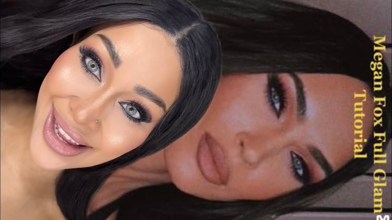 Megan Fox full glam tutorial - YouTube