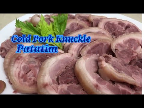 How to Make Cold Pork Knuckle /Chinese Style/3s&Mom tv - YouTube