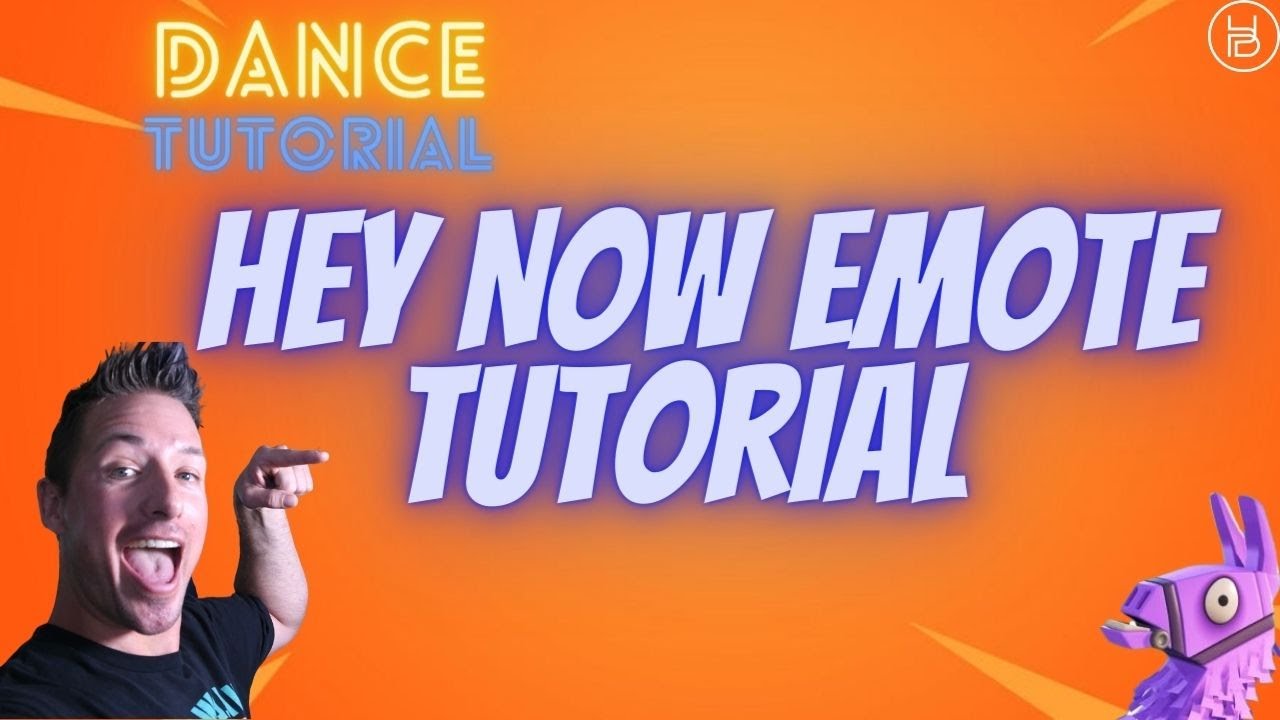 How to do the Fortnite Hey Now Emote Tutorial 2021 - YouTube