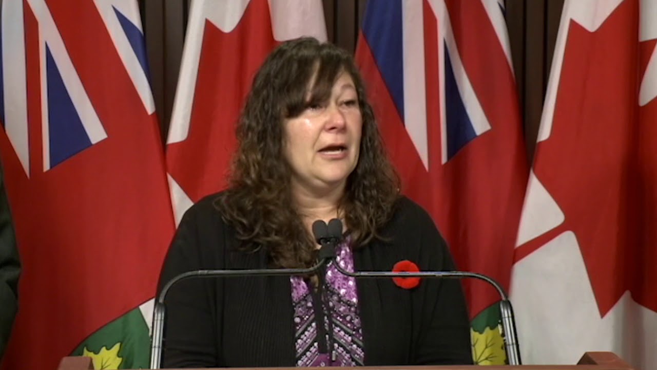 Jackie Haynes Speaking About Bill 145 At Queen's Park - YouTube